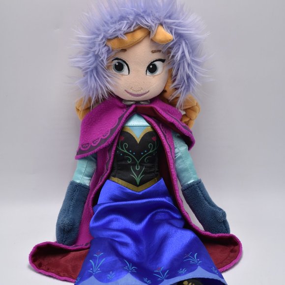 Disney | Toys | Disney Store Frozen Anna Princess Doll Plush Stuffed ...